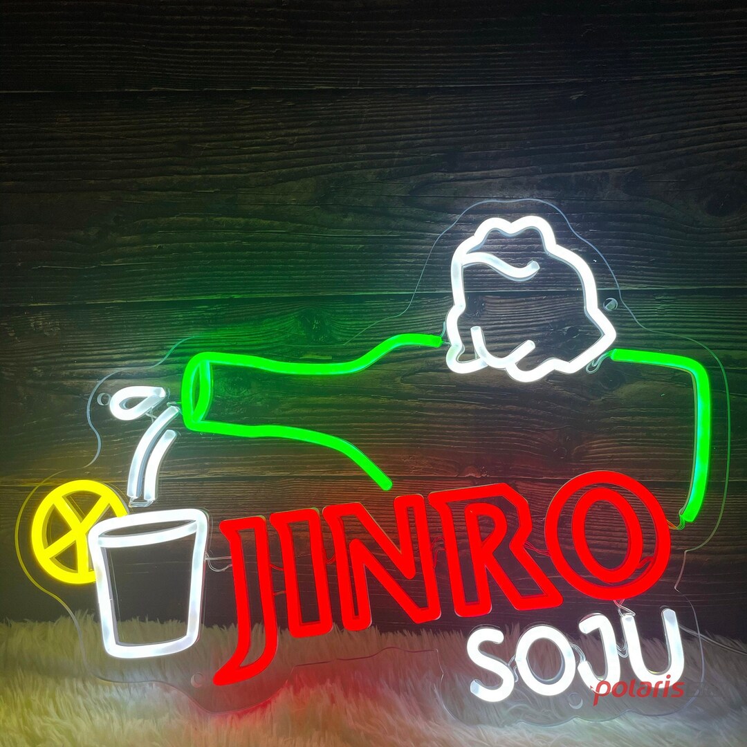 Custom Bar Neon Signjinro Soju Neon Sign Korea Neon - Etsy