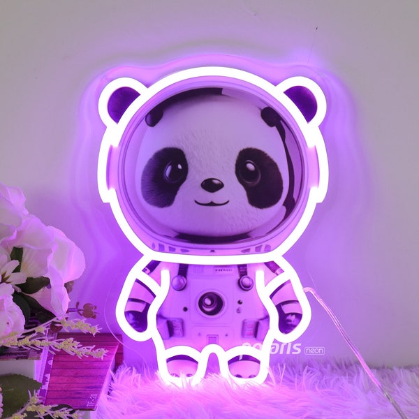 Led Panda Sign - Etsy