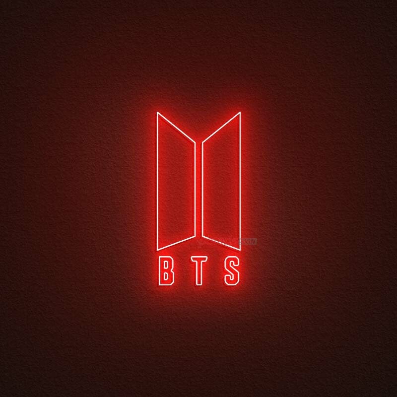 LED Neon Sign BTS Handmade Neon Sign BTS Sign - Etsy Canada