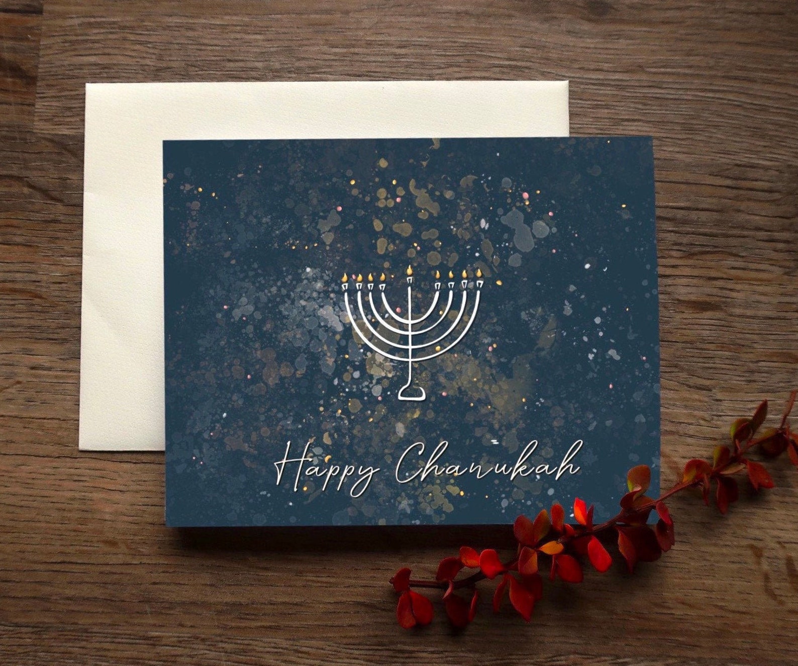 Chanukah Cards // Happy Chanukah // Holiday Card // Pack of 6 | Etsy