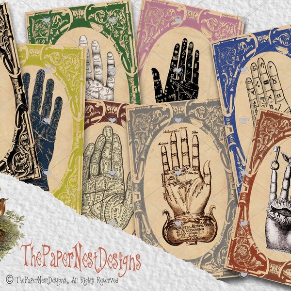 Fortune Telling Hand - Etsy