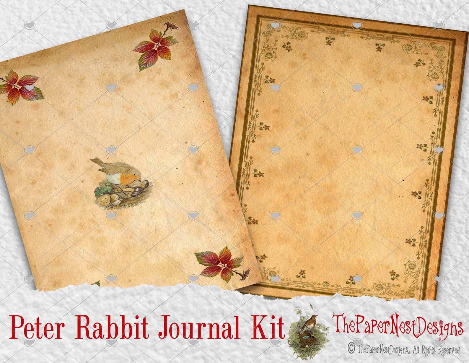 Peter Rabbit Journal, Big, Printable DIY Pack. Digital Download. - Etsy