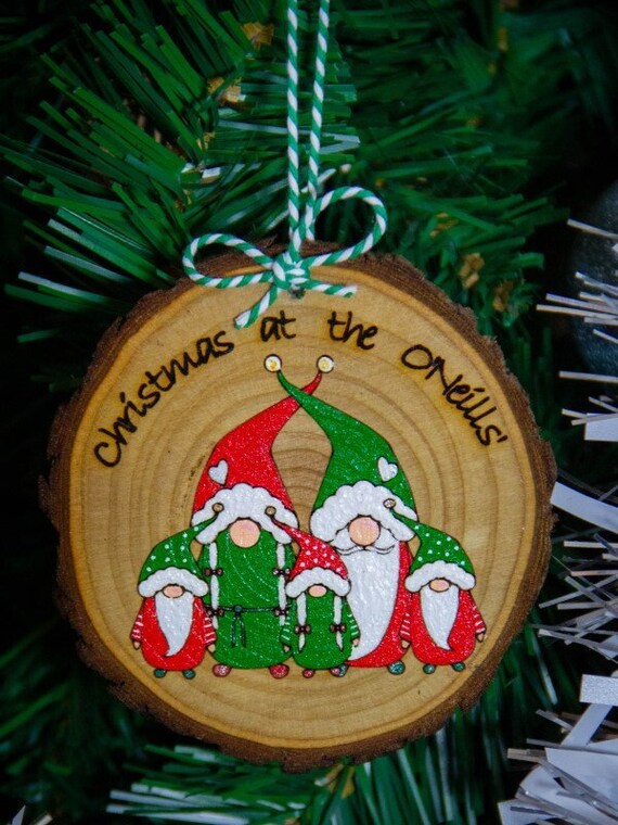 Personalised Gonk Bauble Family Christmas Ornament Gonk | Etsy