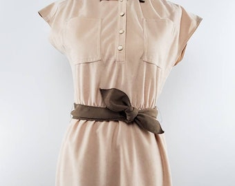 Sand Colored Dress - Etsy