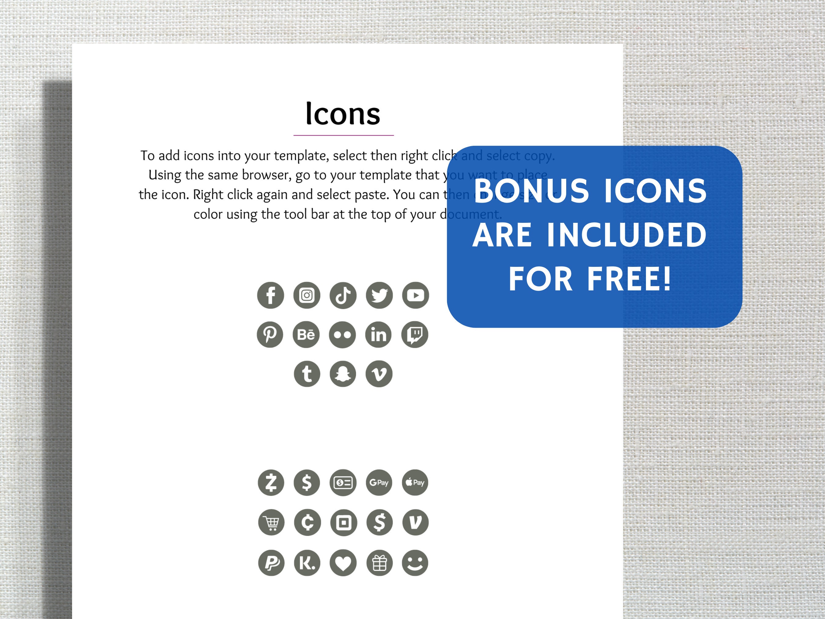 Comment Card for Suggestion Box, Customer Feedback Form, Fully Editable ...