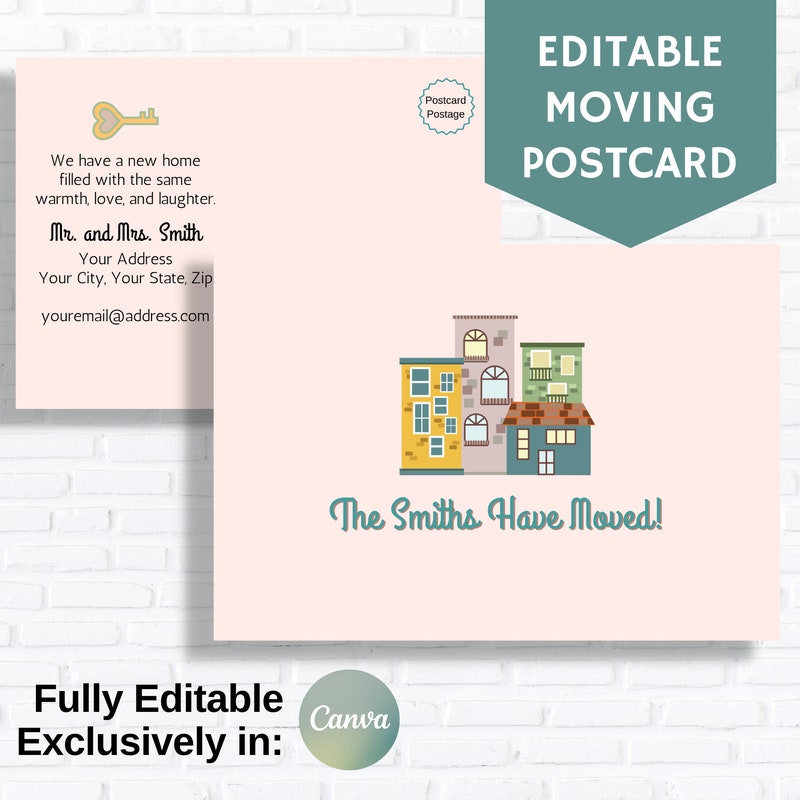 Moving Postcard - Etsy