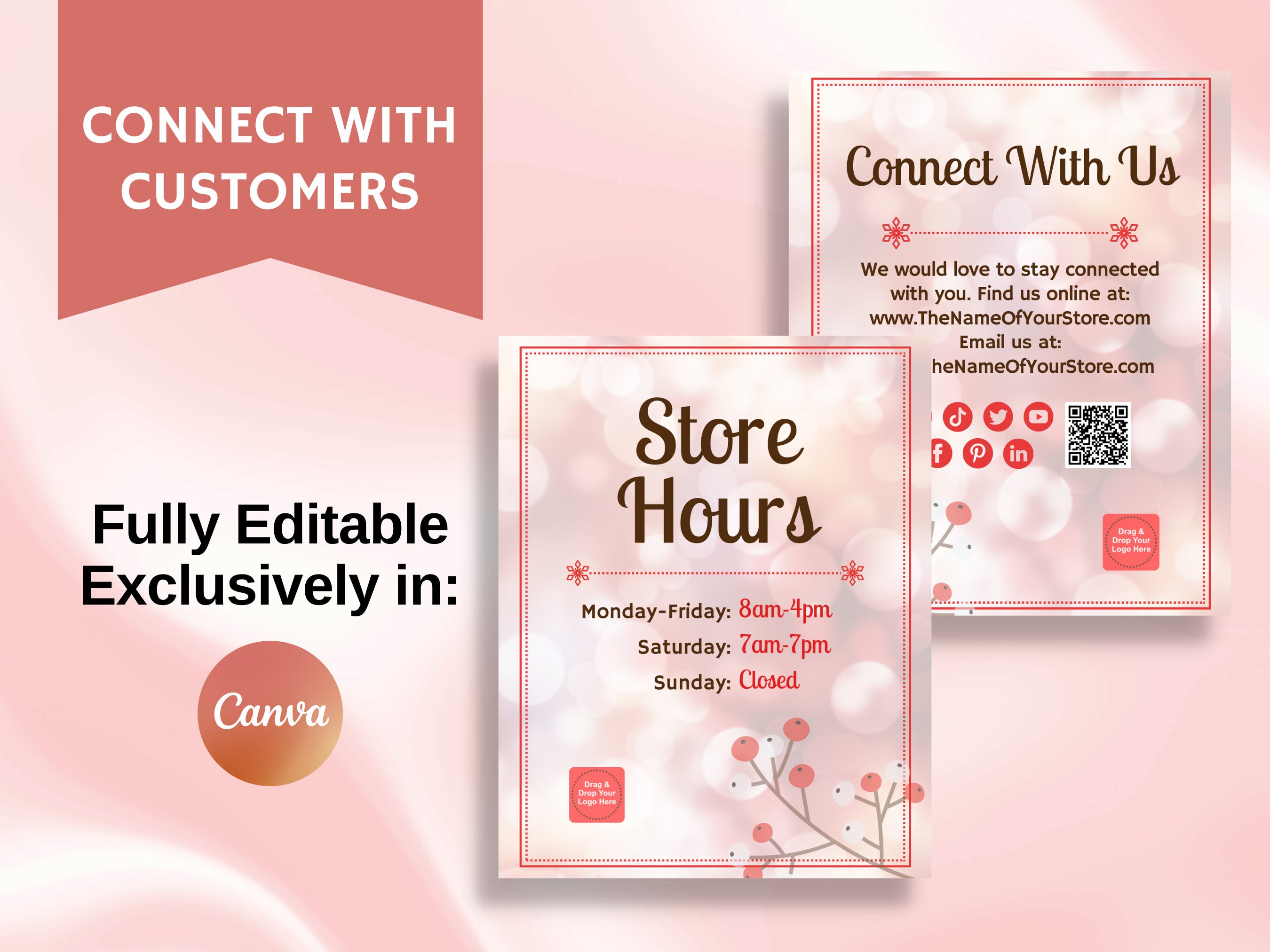 Market Vendor Signage Bundle Sets of 8 for Spring Summer Fall - Etsy