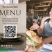 Printable Menu QR Code Scan Sign, Paperless Menu for Dining, Restaurant ...