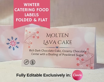 Catering Food Labels for Entertaining, Great for Business and Home ...