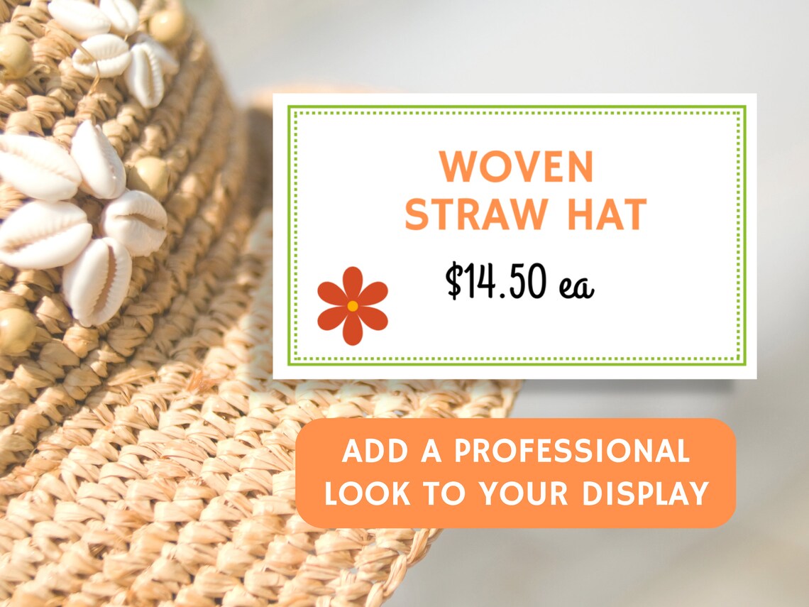 Summer Market Vendor Bundle, Farmers Market and Craft Fair Display ...