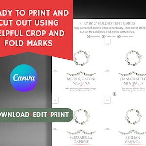 Holiday Catering Food Labels for Entertaining, Great for Business and ...