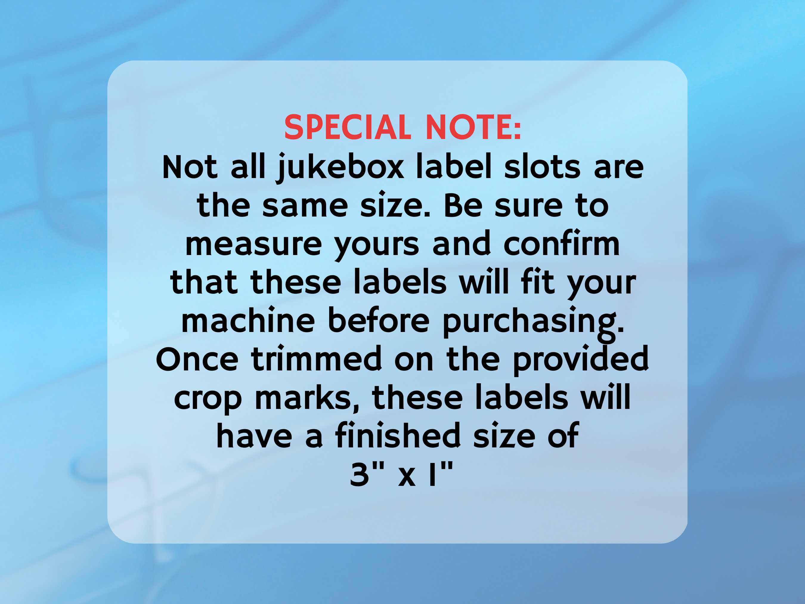 Editable Wurlitzer Jukebox Labels, Retro Song and Artist Labels ...