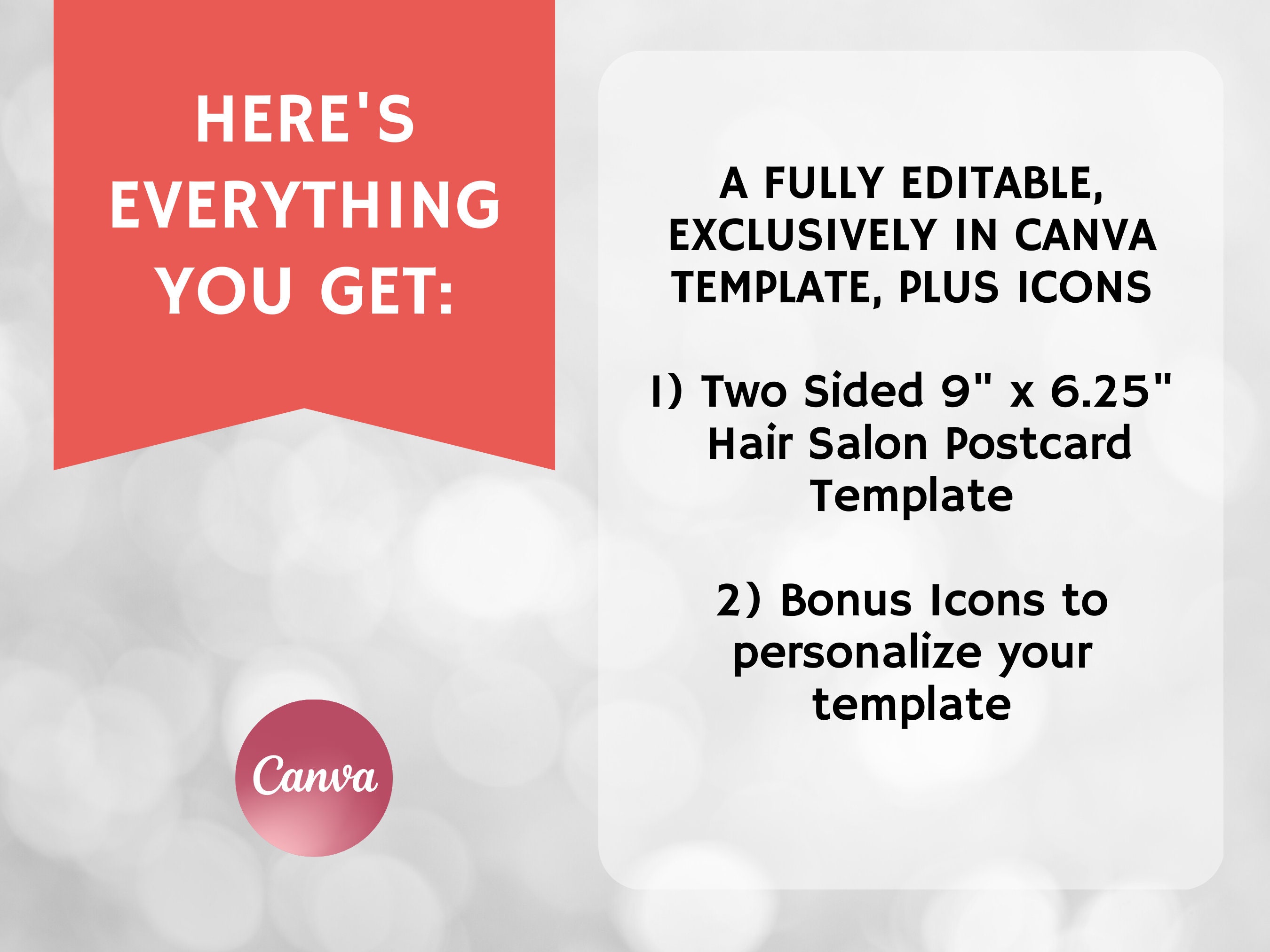 Hair Salon EDDM Coupon Postcard, Marketing Mailer, Fully Editable in ...