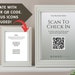 Printable Check in QR Code Scan Sign Paperless Registration - Etsy