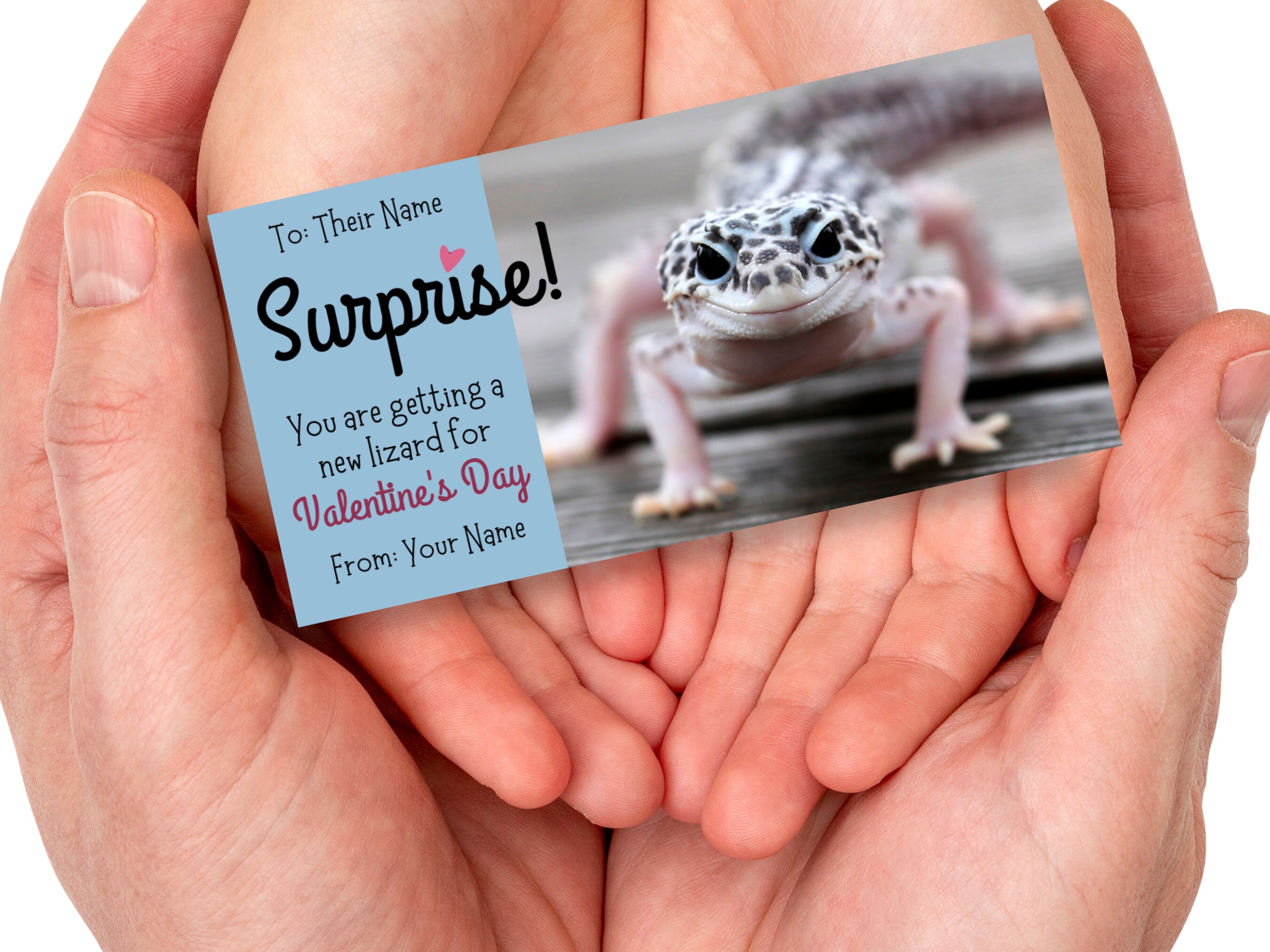 Reptile Gift Reveal Certificate, Best Valentine's Day Gift Card ...