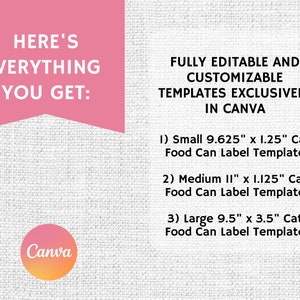 Personalized Cat Food Can Label, Unique Pet Gift, Fully Editable ...