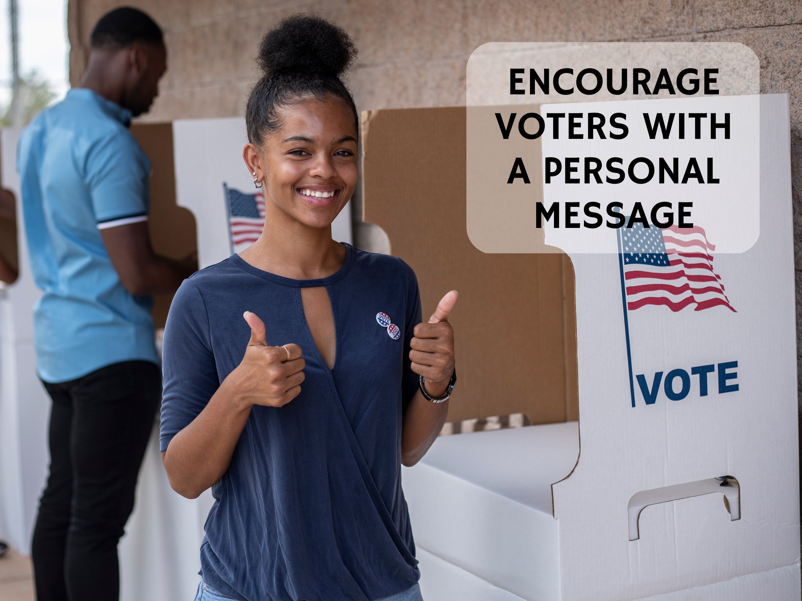 Editable Voter Postcard Bundle 4 Pack, With Space to Write Personal ...