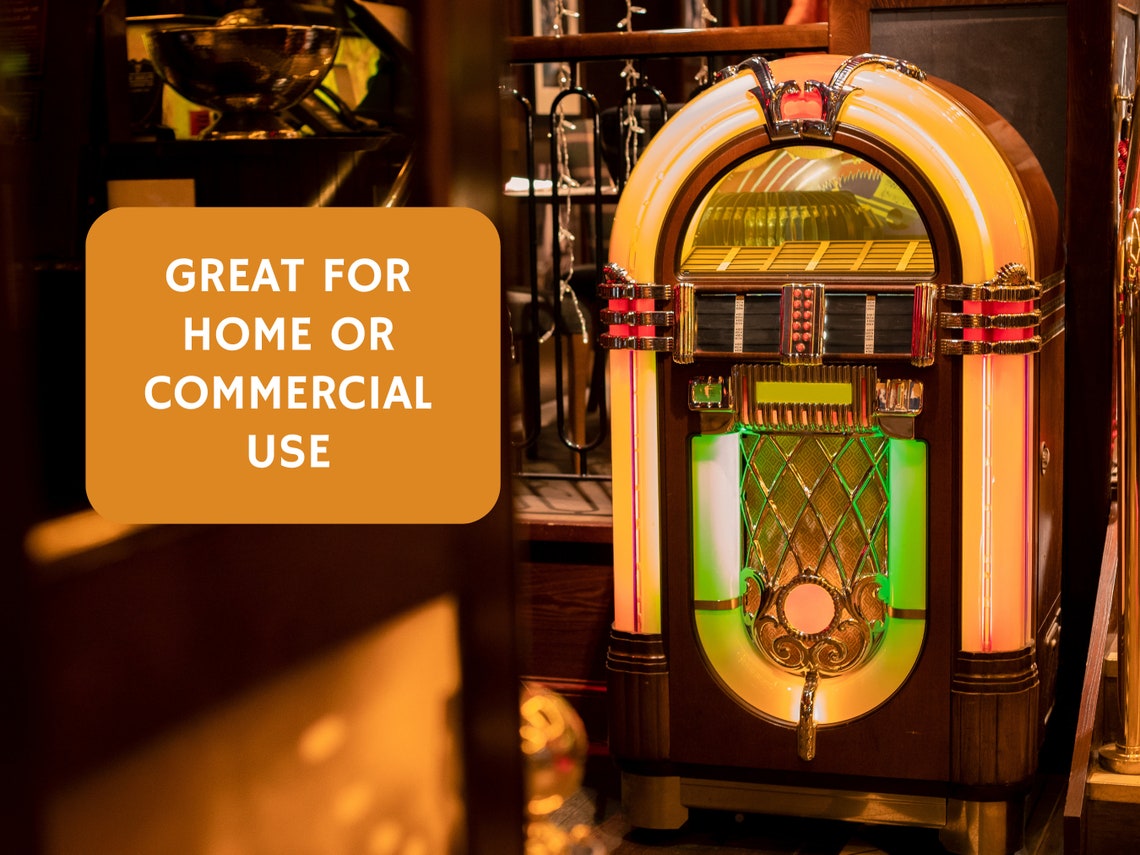 Editable Wurlitzer Jukebox Labels, Retro Album and CD Labels, Customize ...