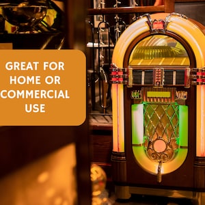 Editable Wurlitzer Jukebox Labels, Retro Album and CD Labels, Customize ...