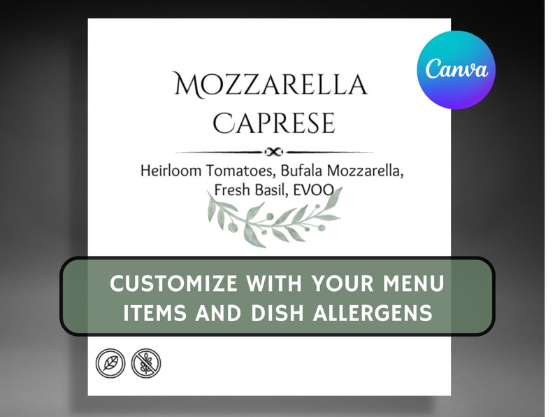 Catering Food Labels for Entertaining, Great for Business and Home ...