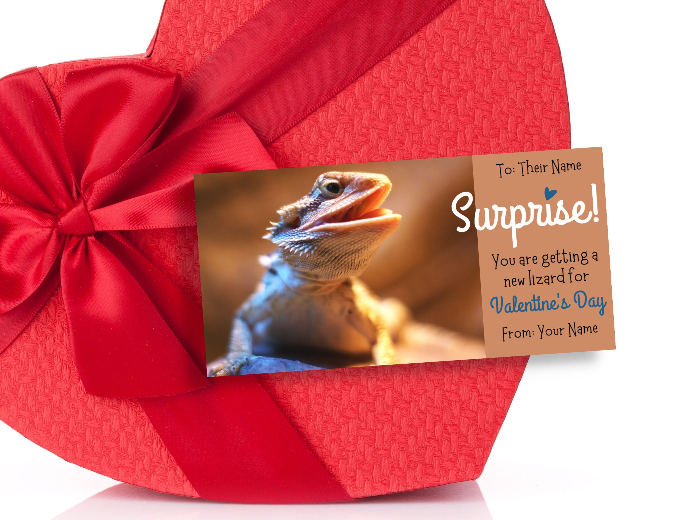 Reptile Gift Reveal Certificate, Best Valentine's Day Gift Card ...
