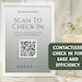Printable Check in QR Code Scan Sign Paperless Registration - Etsy