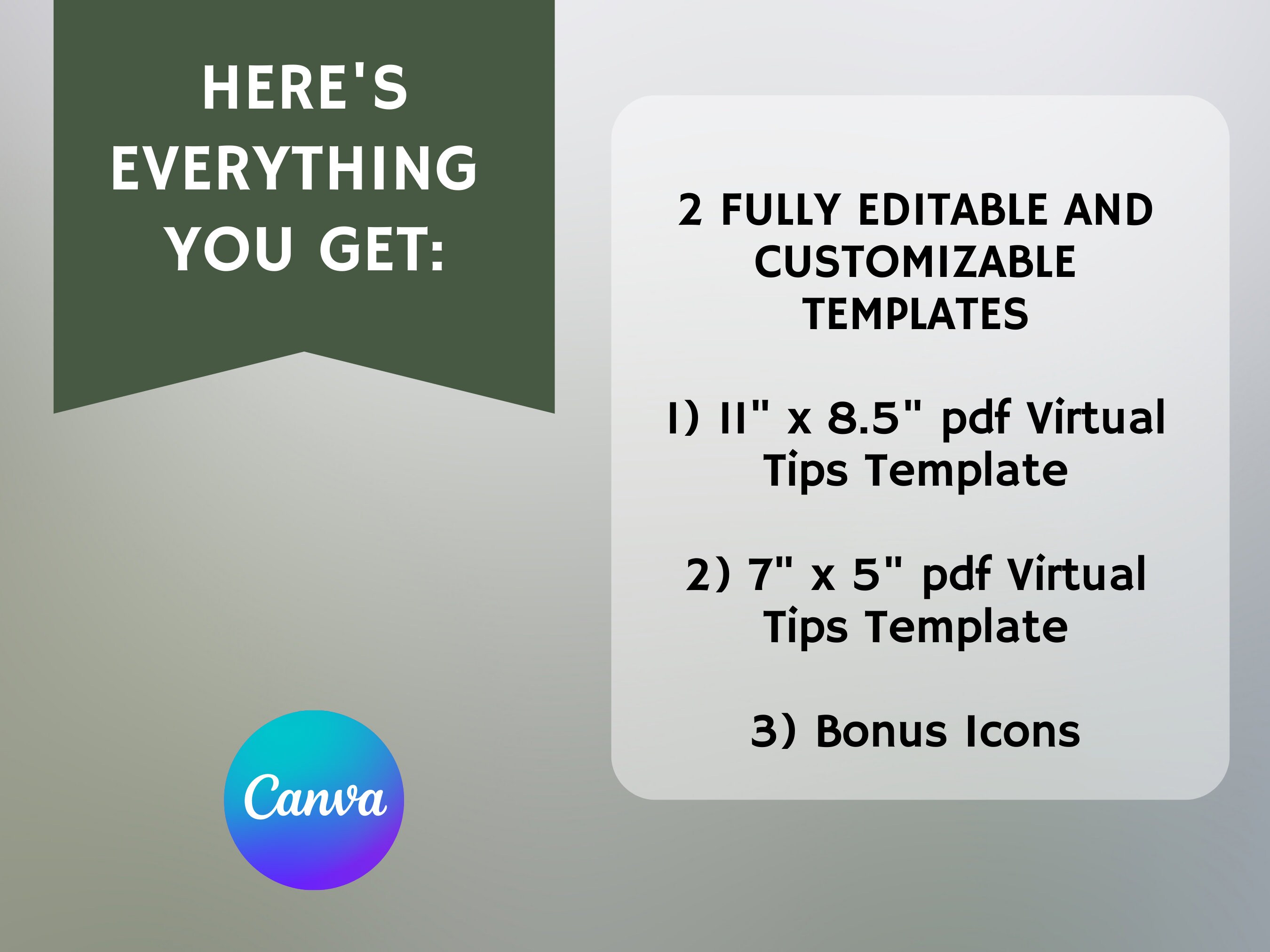 Virtual Tip Jar Sign, 3 QR Code Pay, Printable Venmo Payment Sign, Tips ...