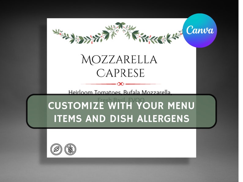 Holiday Catering Food Labels for Entertaining, Great for Business and ...