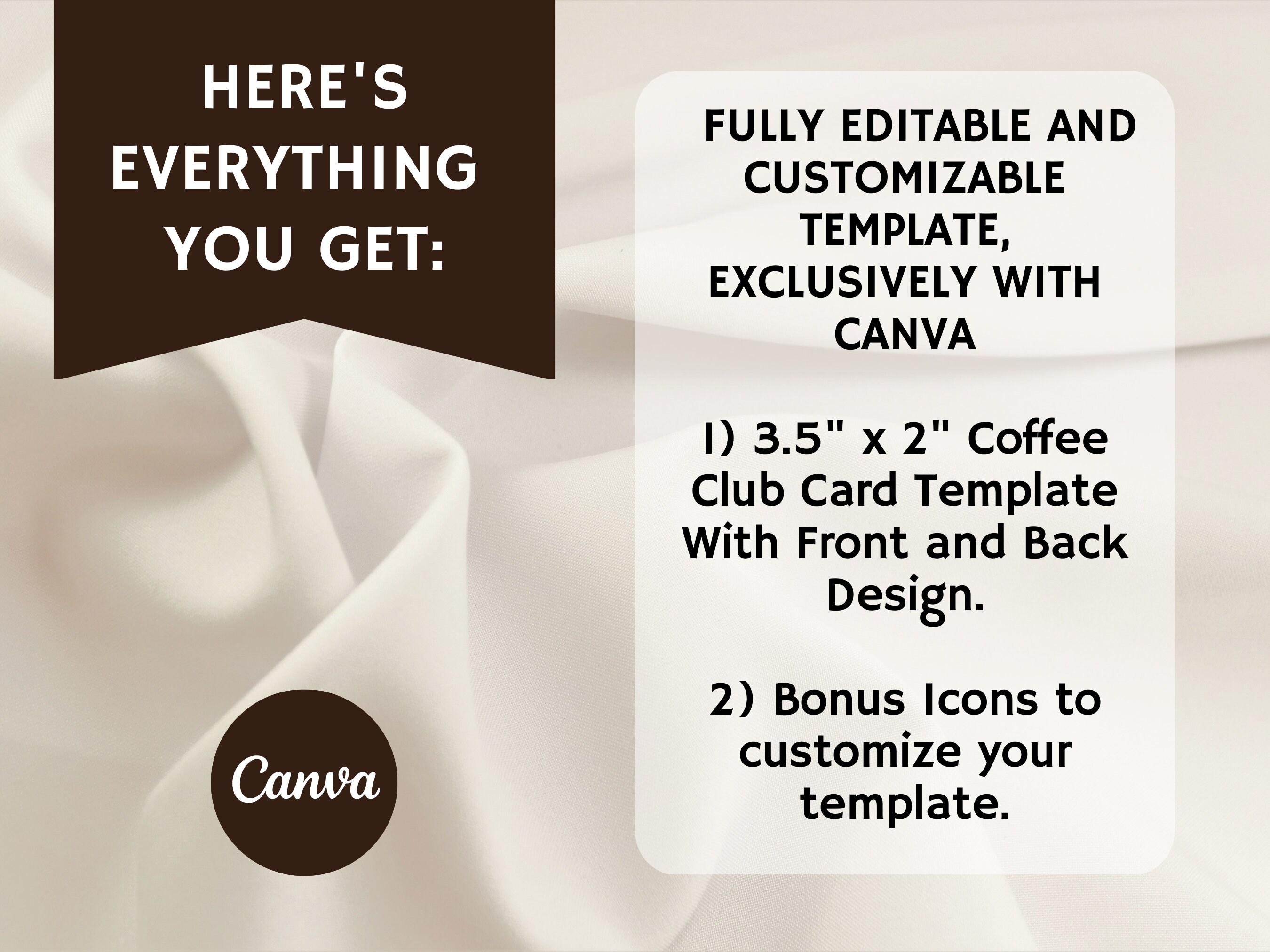 Coffee Club Loyalty Card, Coffee Shop Rewards Template, Fully Editable ...