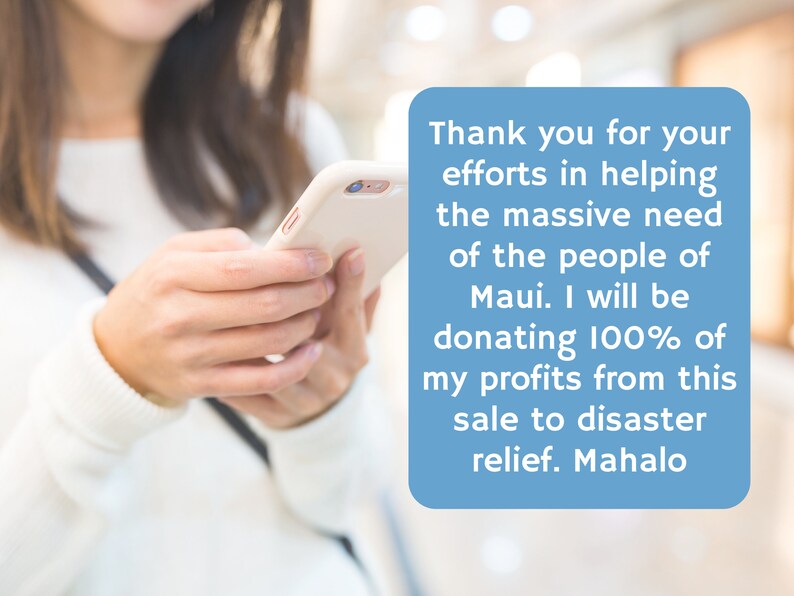 Maui Donation Fund QR Code Scan Sign, Maui Disaster Relief Contribution ...