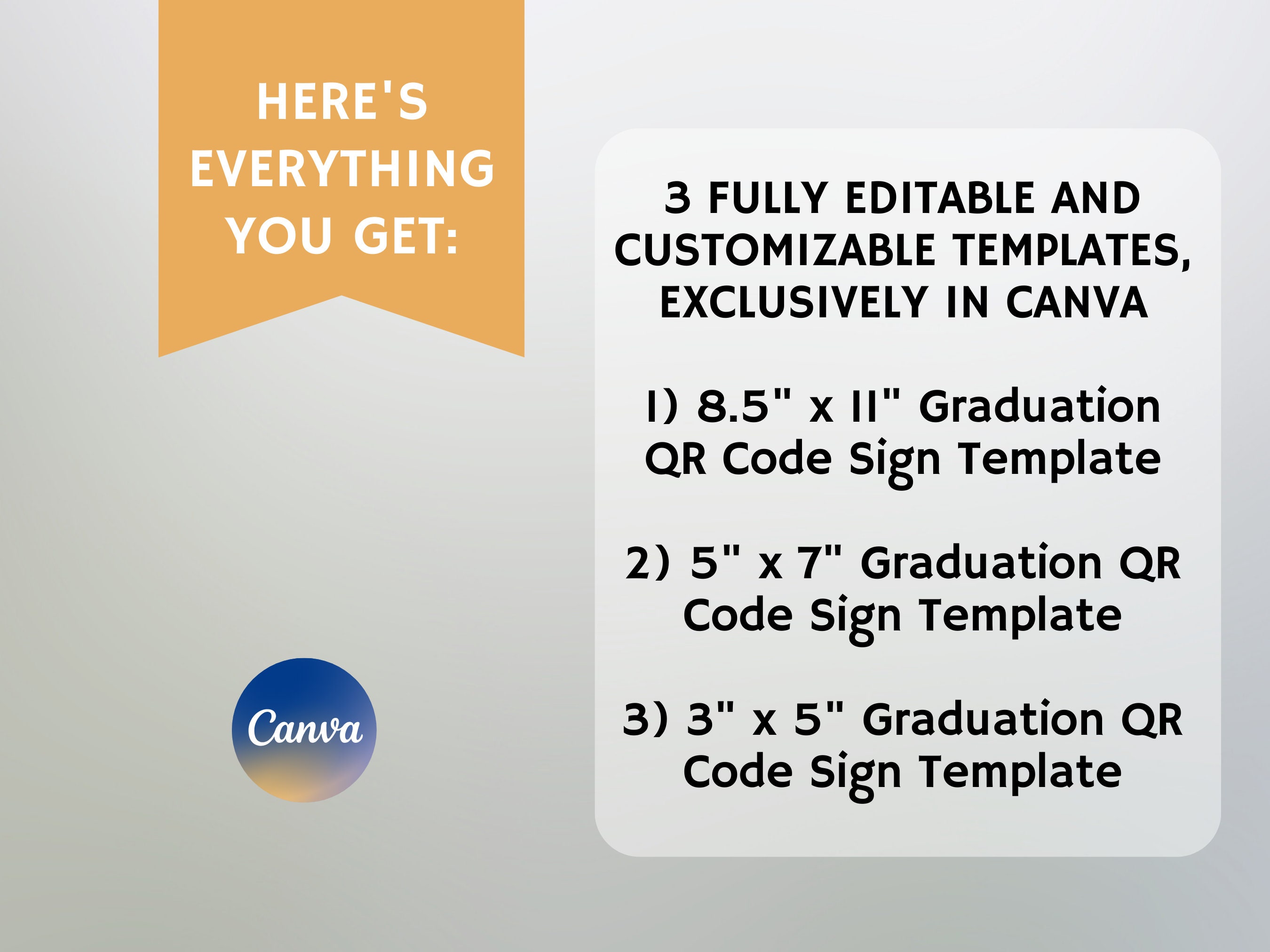 Editable Graduation Gift Donation Sign, Humorous Go Fund Me Gift ...