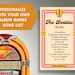 Editable Wurlitzer Jukebox Labels, Retro Album and CD Labels, Customize ...