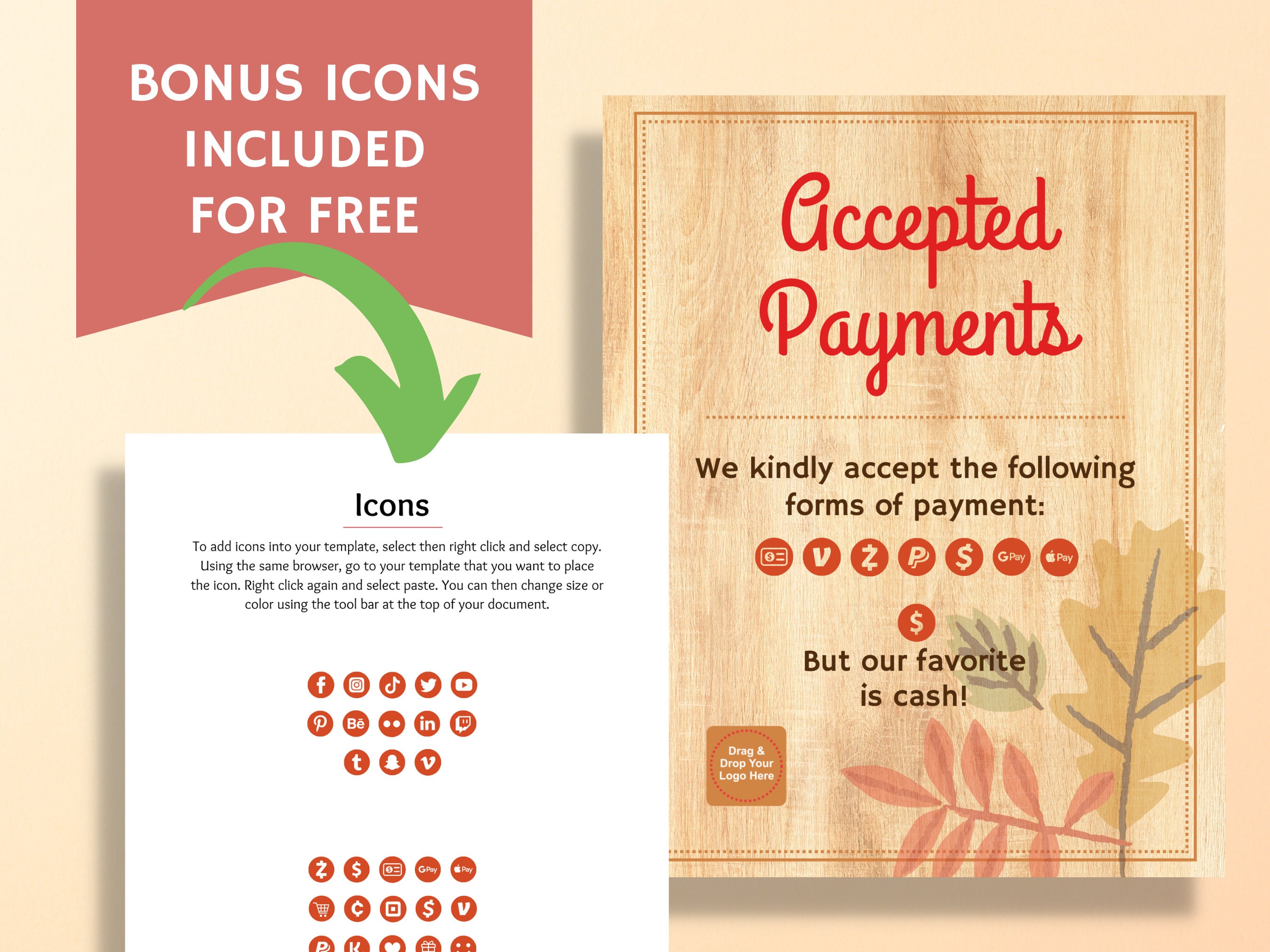 Market Vendor Signage Bundle Sets of 8 for Spring Summer Fall - Etsy