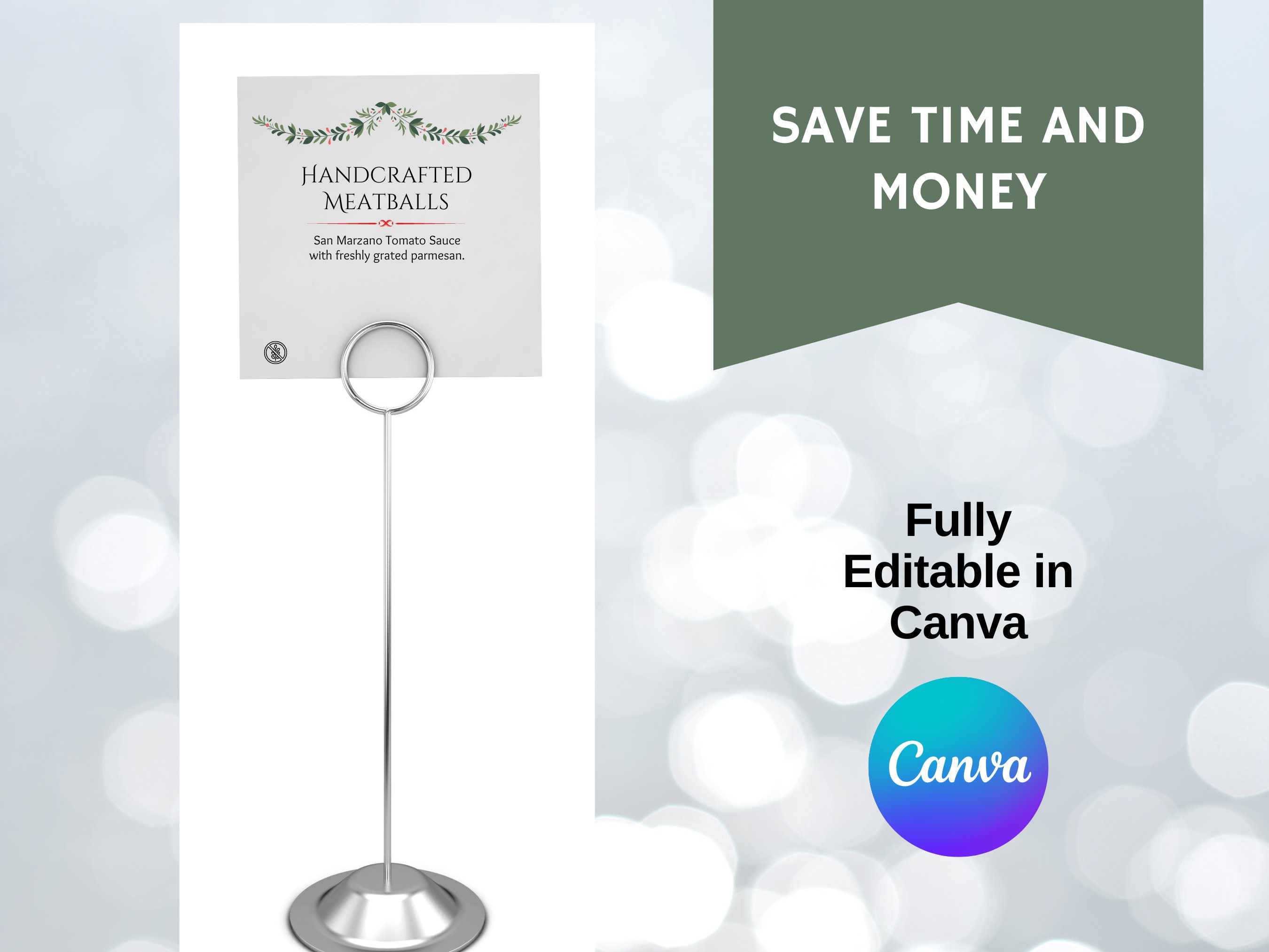 Holiday Catering Food Labels for Entertaining, Great for Business and ...