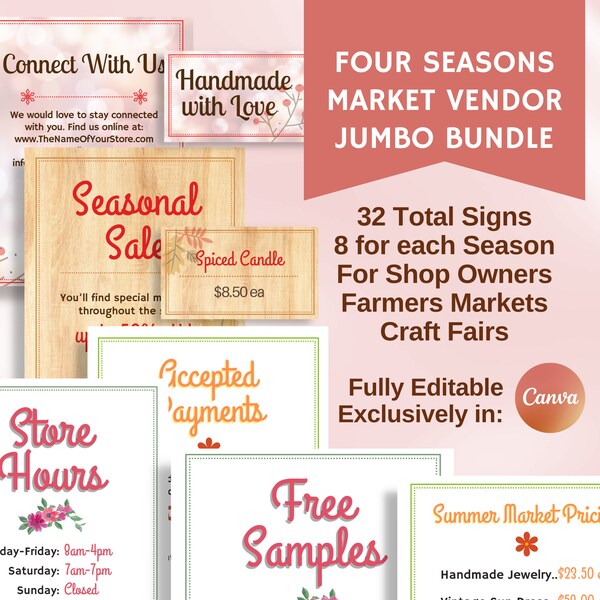 Vendor Signage - Etsy