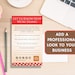 Comment Card for Suggestion Box, Customer Feedback Form, Fully Editable ...