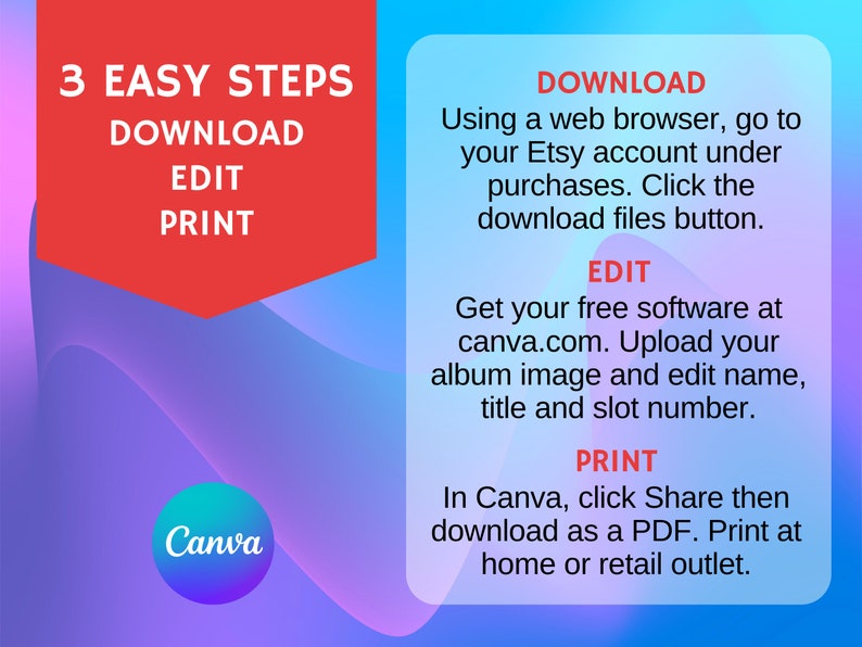 Editable Wurlitzer Jukebox Labels, Retro Album and CD Labels, Customize ...