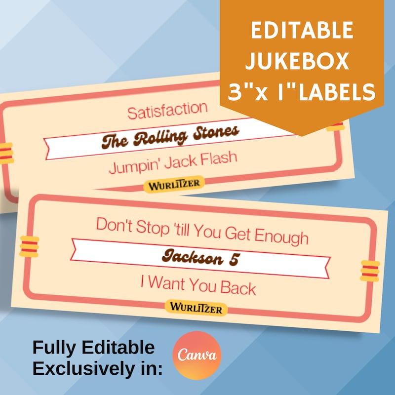 Personalised Juke Box - Etsy