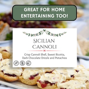 Holiday Catering Food Labels for Entertaining, Great for Business and ...