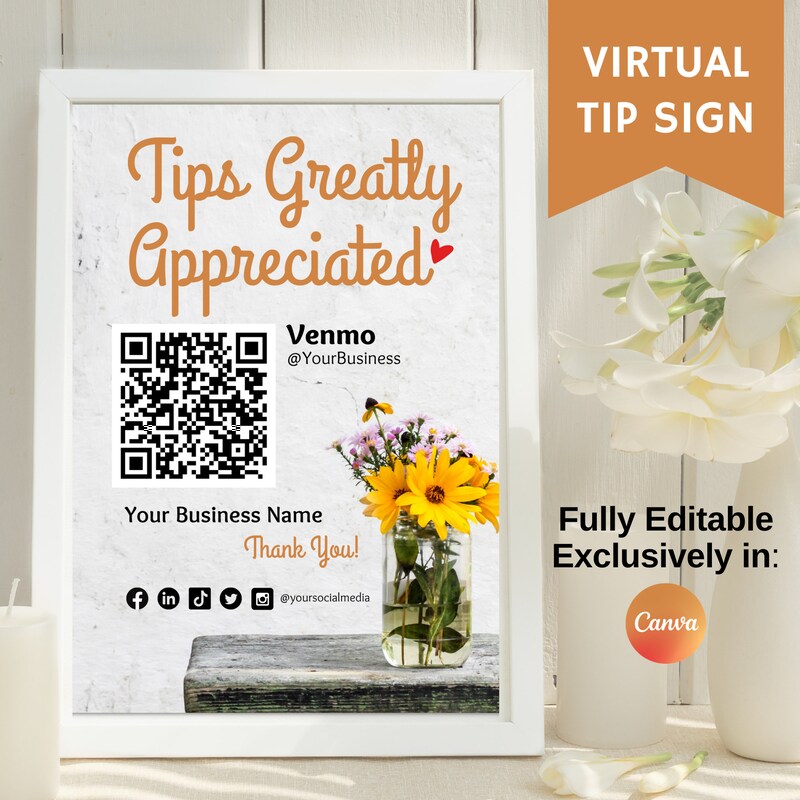 Tip Sign - Etsy