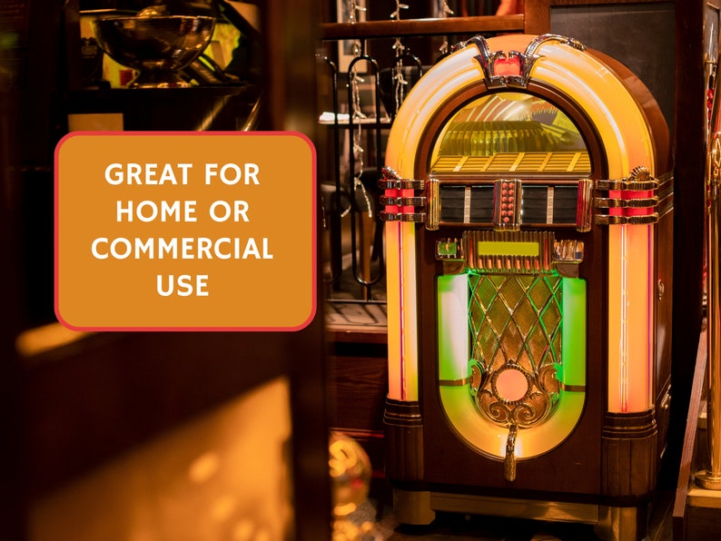 Editable Wurlitzer Jukebox Labels, Retro Song and Artist Labels ...