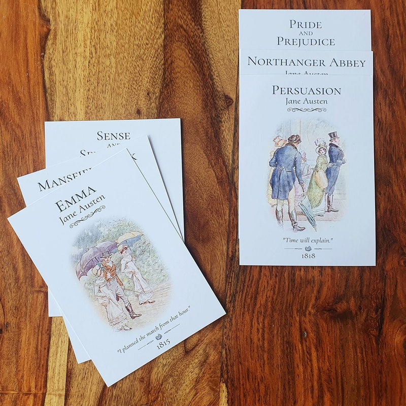 Jane Austen Card - Etsy