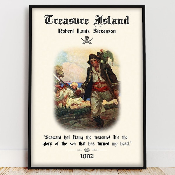Treasure Island Poster - Etsy