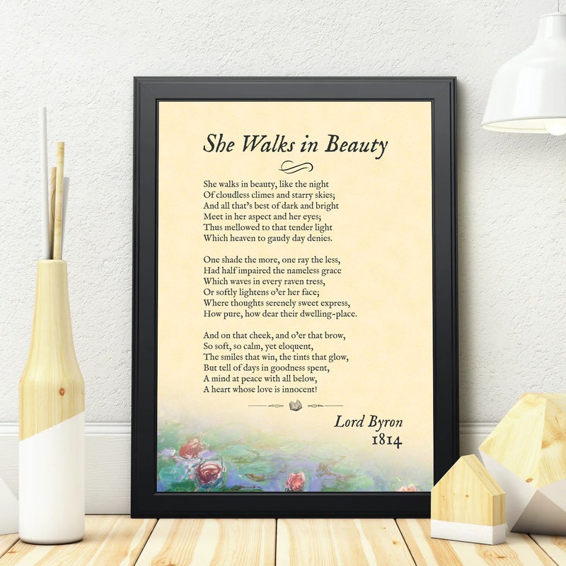 Lord Byron Poetry - Etsy