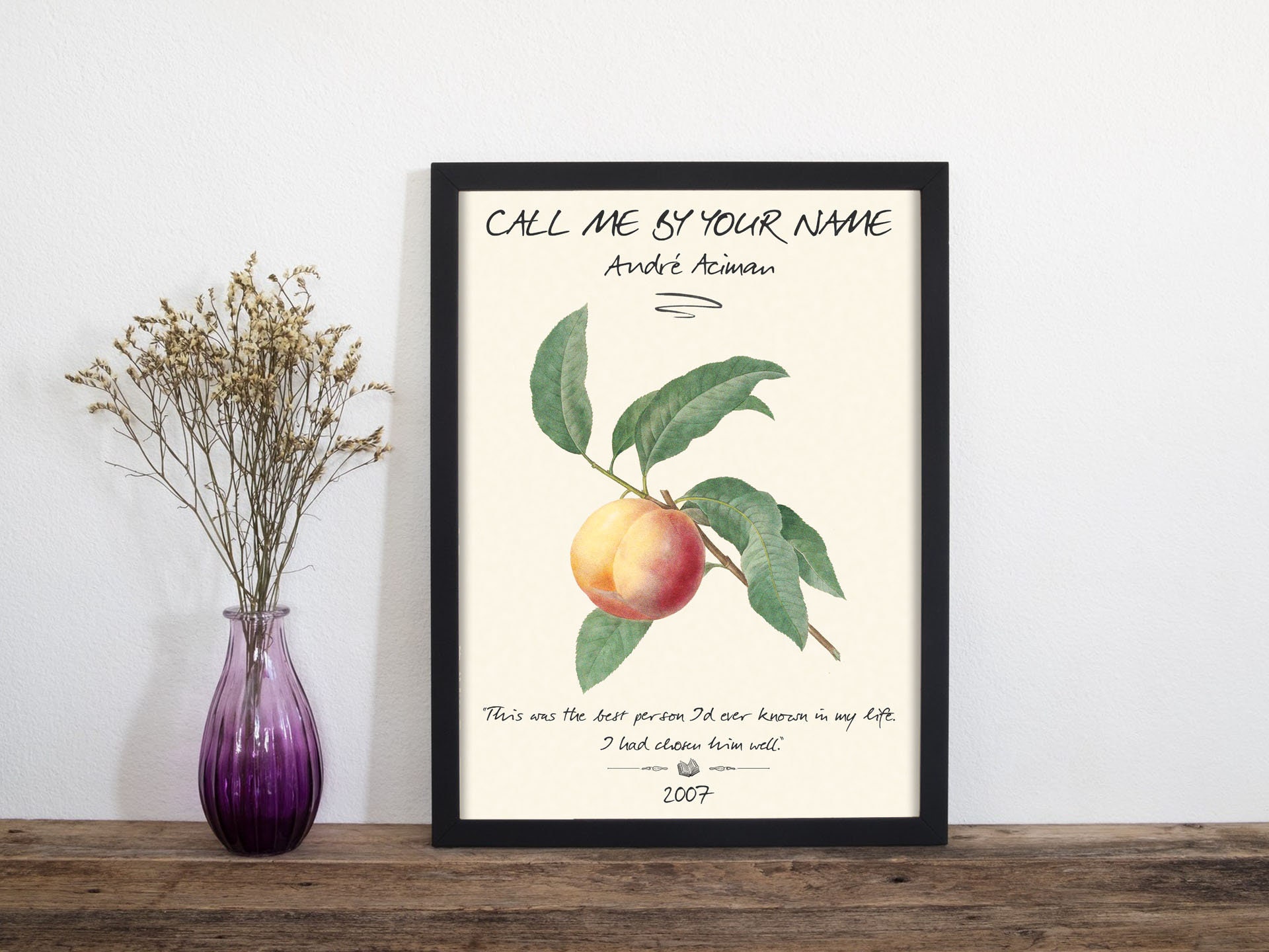 Call Me by Your Name Book Cover Art André Aciman Indie Room | Etsy