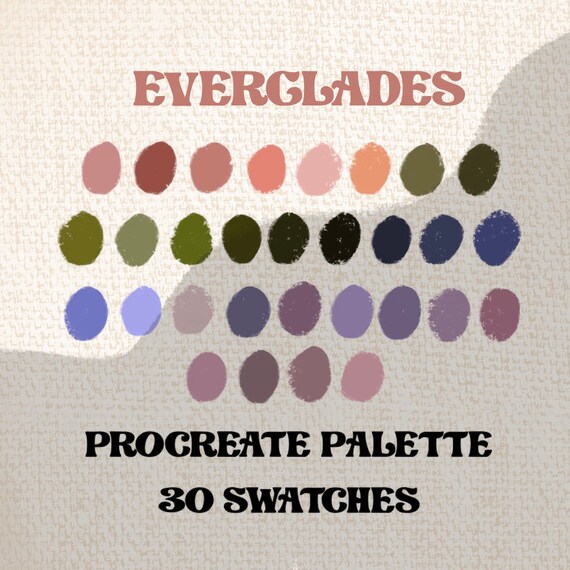 Everglades Procreate Color Palette - Etsy