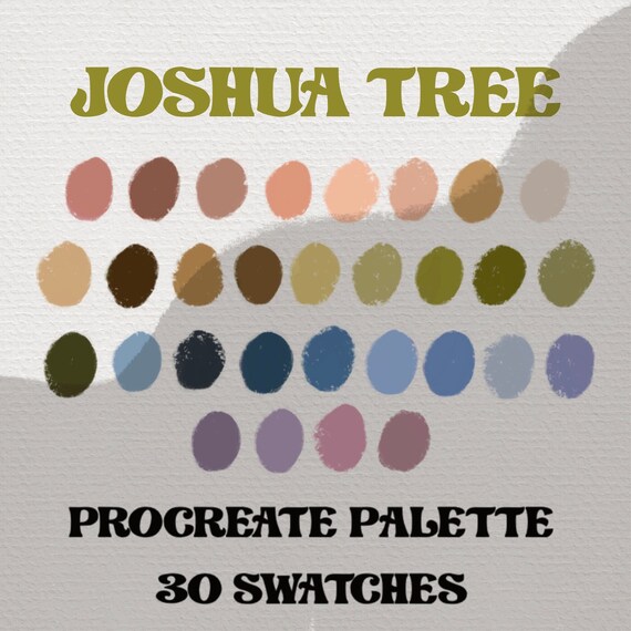 Joshua Tree Procreate Color Palette - Etsy
