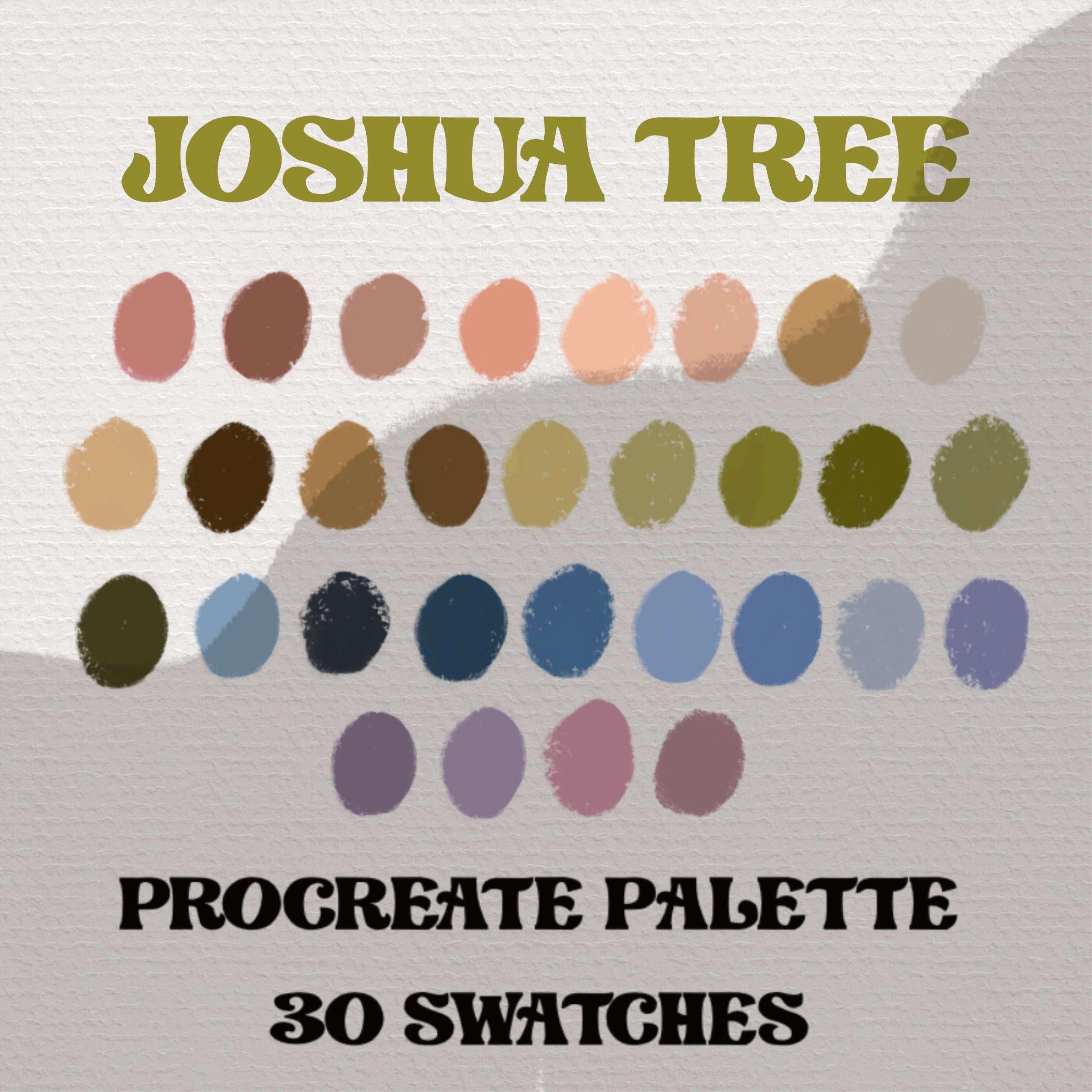 Joshua Tree Procreate Color Palette - Etsy