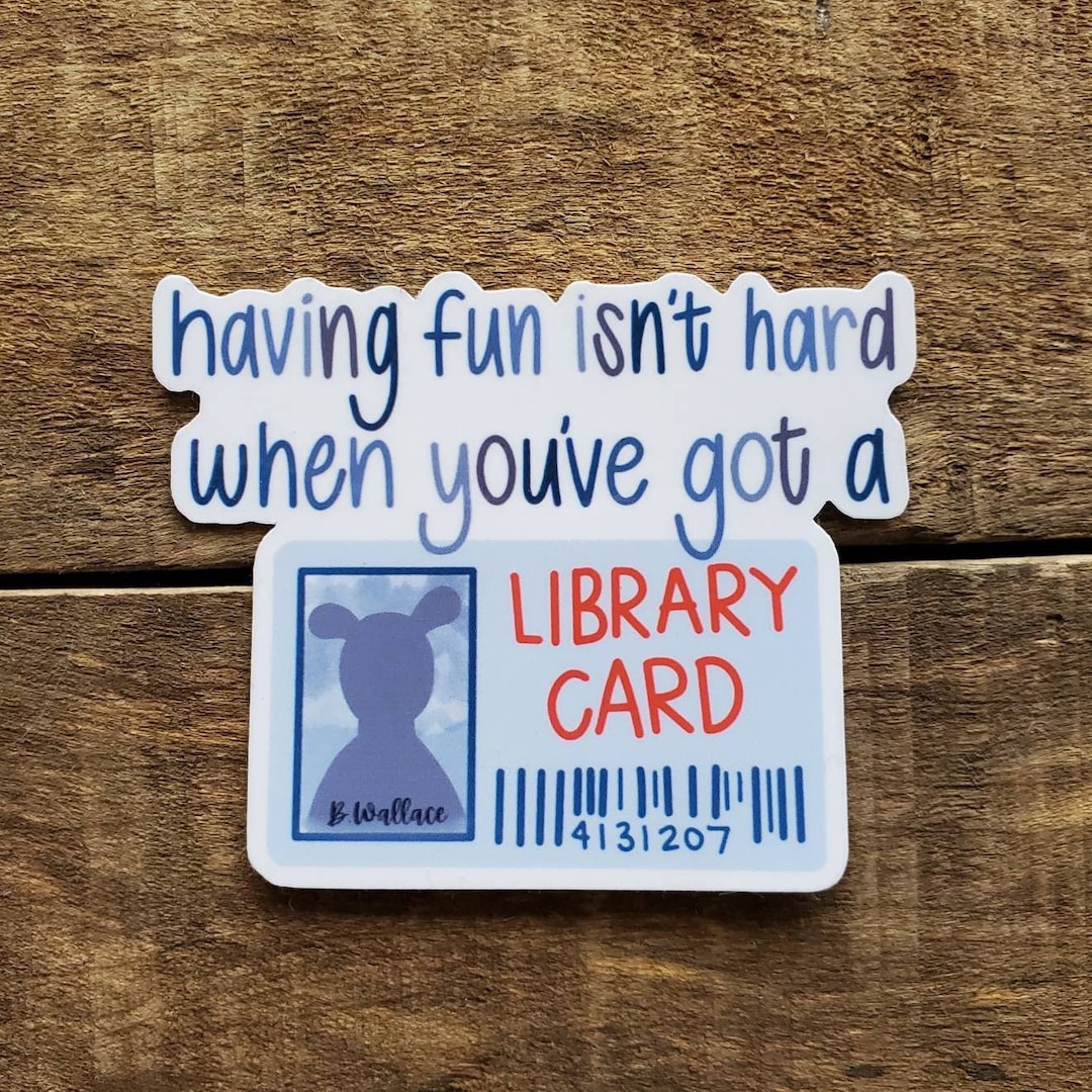 Arthur, Library Card Song- Die Cut Sticker for Laptop, Water Bottle or ...