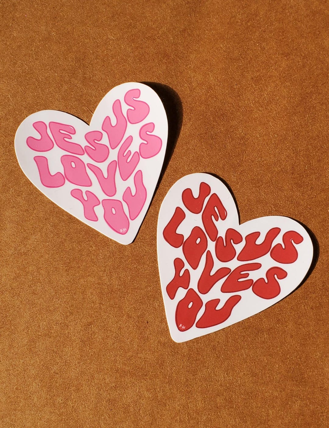 Jesus Loves You, Heart Cut Out- Die Cut Sticker for Laptop, Water ...